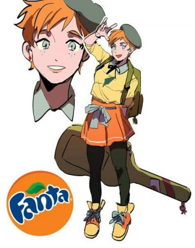 Fanta Chan - Mascots - MyWaifuList