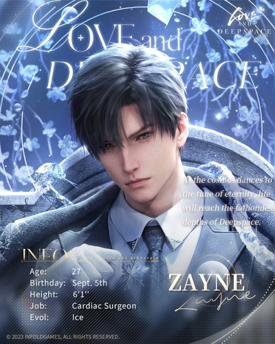 Zayne - Love and Deepspace - MyWaifuList